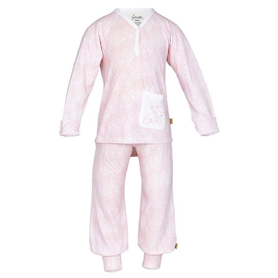 Pysjamas til barn - Sol pysjsett - Fossiler - Rosa - Lilleba